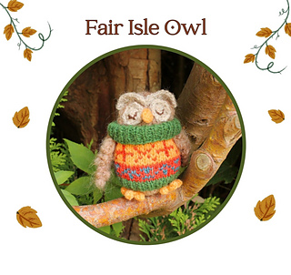Ravelry: Fair Isle Owl pattern by Sachiyo Ishii