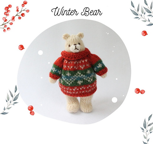 Ravelry: Winter Bear pattern by Sachiyo Ishii
