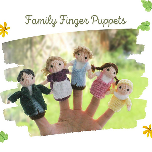 Ravelry: Family Finger Puppets pattern by Sachiyo Ishii
