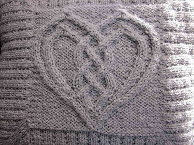 Ravelry: Cabled Heart pattern by Devorgilla's Knitting (sometimes...)
