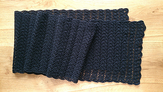Ravelry: Black lace scarf pattern by Olena Palamarenko