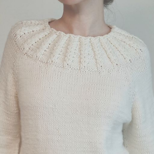 Ravelry: Heart Rib Sweater pattern by Jessica Park