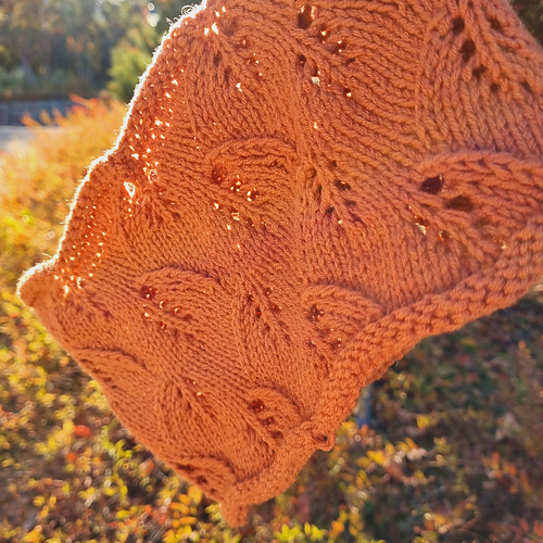 Ravelry: Falling Leaves Cowl pattern by Jessica Park