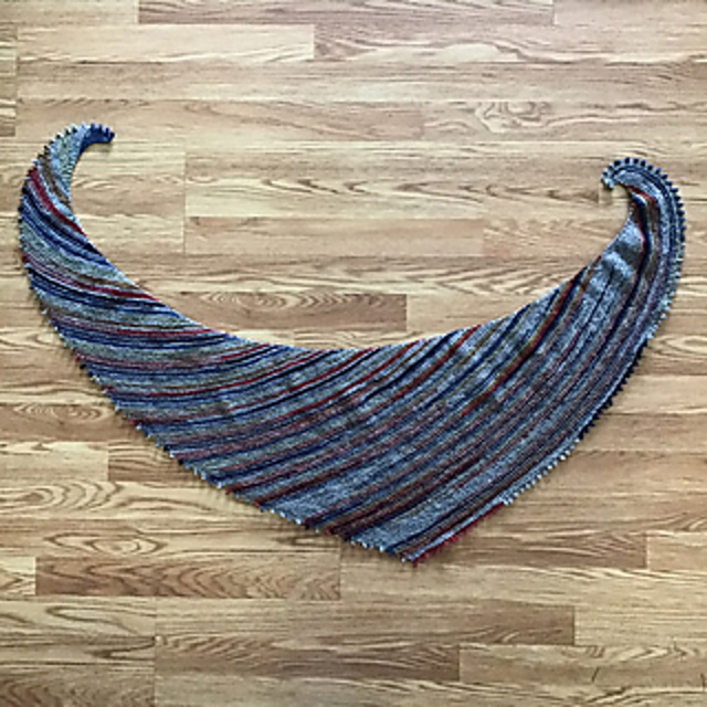 Ravelry: Pebble Arch Shawl pattern by Karen Hoyle