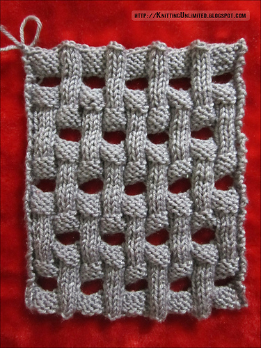 Ravelry: Openwork Basketweave Stitch pattern by nalhcib