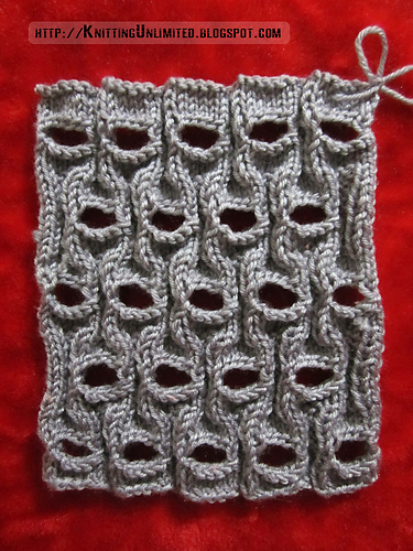 Ravelry: Openwork Basketweave Stitch pattern by nalhcib