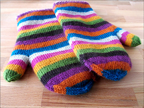 Ravelry: Super Simple Stripey Mittens (of Epic Awesomeness) pattern by ...