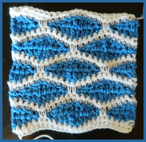 Ravelry: Lozenge (Mosaic) Stitch pattern by Heather Gibbs
