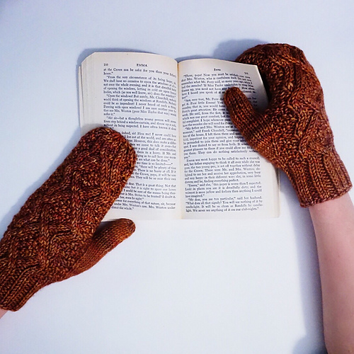 Ravelry: Changing Cable Mittens pattern by Madeline Nancy