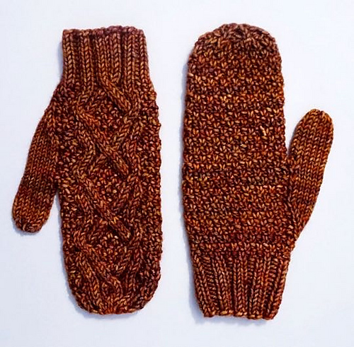Ravelry: Changing Cable Mittens pattern by Madeline Nancy