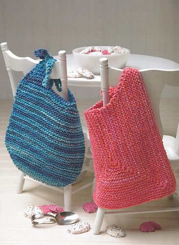 Ravelry: Two Bibs pattern by Doreen L. Marquart