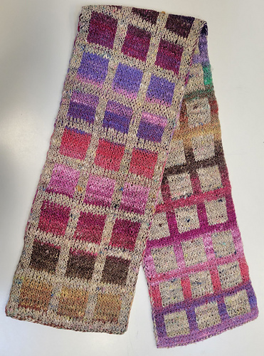 Ravelry: Stained Glass Scarf pattern by Marie-Jose Helle