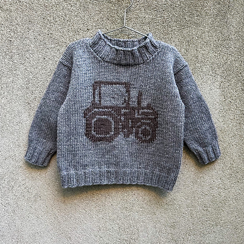 Finished Tractor Sweater! : r/knitting