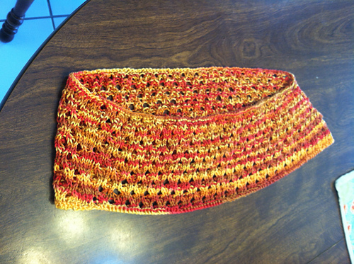Ravelry: Dimpled Eyelet Cowl pattern by Gretchen Tracy