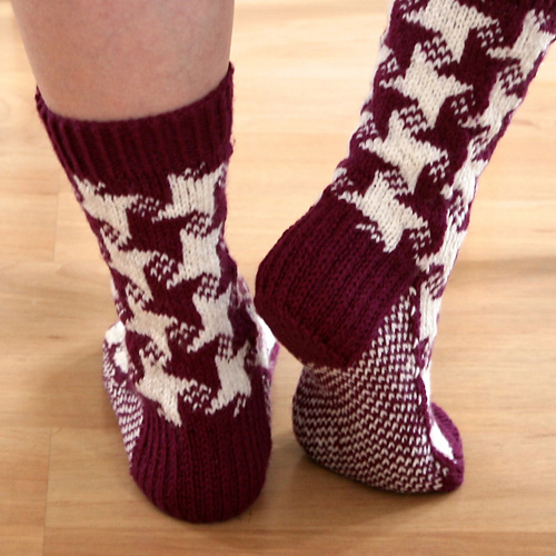 Ravelry: Swirling Star Socks pattern by Knitwise Design