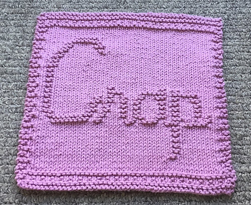 Ravelry: Crap pattern by Knitwits Heaven