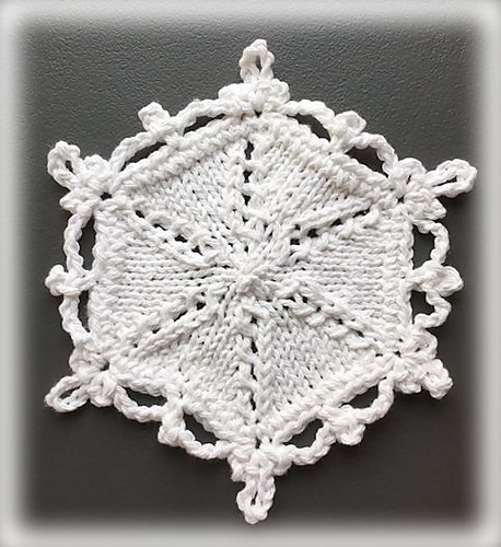 Ravelry: Snowflake Shape pattern by Knitwits Heaven
