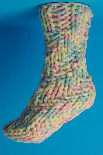 Ravelry: Super Chunky Socks pattern by Marie Bocock