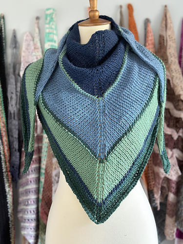 Ravelry: Olosa Shawl pattern by Brittany Garber | KnotBadBritt