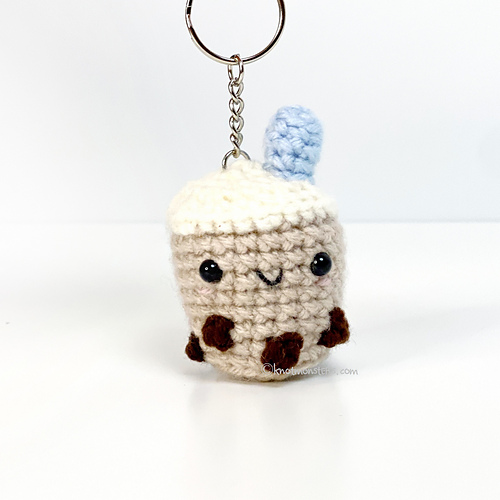 Ravelry: Mini Boba Tea Keychain pattern by Michael Hon