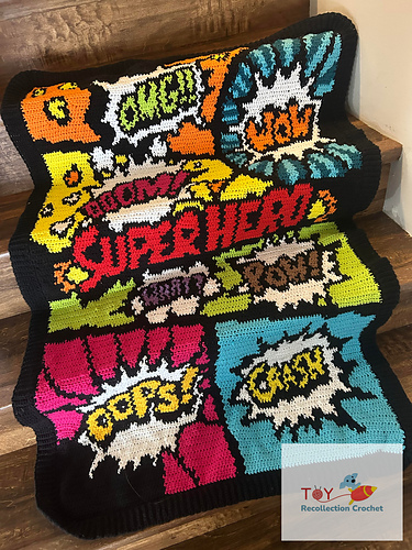 Ravelry: Comic Strip Blanket pattern by Rebecca Risk