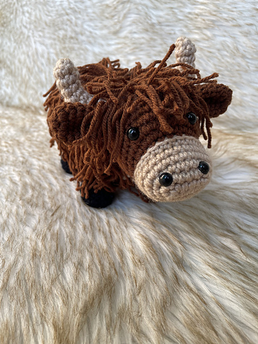 Ravelry: Highland Cow pattern by Knot Nook Co