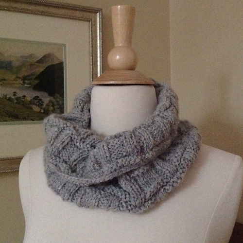 Ravelry: Reversible Squares Cowl pattern by Grey Stones Knits