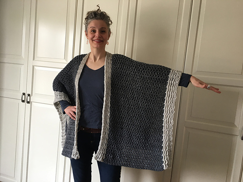 Ravelry: Wicked Pretty Ruana pattern by Sonja Hood