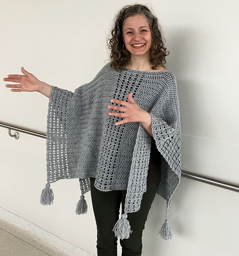 Ravelry: My Easy On-The-Go Poncho pattern by Sonja Hood