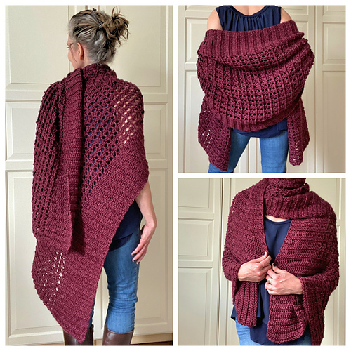 Ravelry: Wrapped In Red Wrap Shawl pattern by Sonja Hood