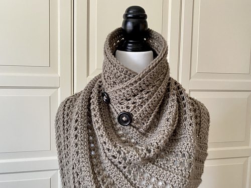Ravelry: Holey-Craft Easy Cowl-Scarf pattern by Sonja Hood