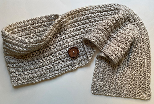Ravelry: Cute-N-Easy Buttoned Cowl-Scarf pattern by Sonja Hood