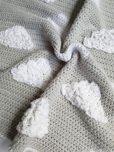 Ravelry: Fluffy Cloud Baby Blanket pattern by Knot and Twist