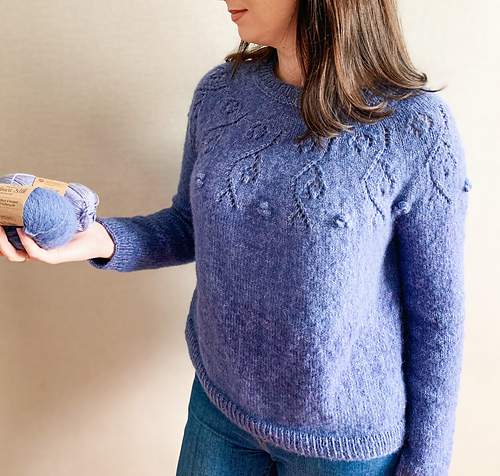 Ravelry: Sweater “Flora” pattern by Olga Koltsova