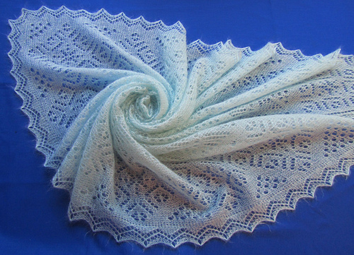 Ravelry: White Snow triangle pattern by Svetlаnа Loginovа