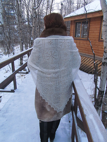 Ravelry: White Snow triangle pattern by Svetlаnа Loginovа