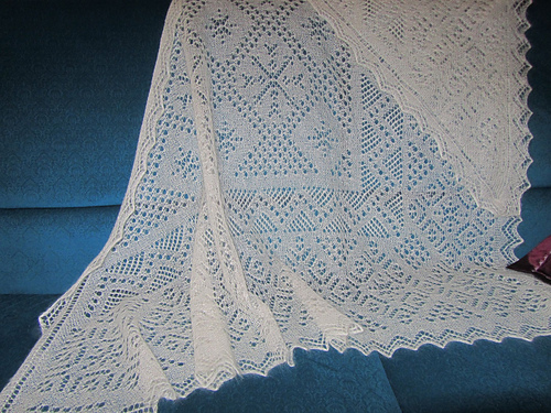 Ravelry: White Snow triangle pattern by Svetlаnа Loginovа
