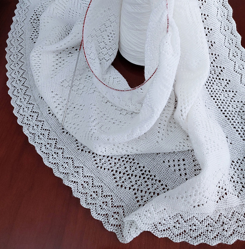 Ravelry: Native song lace shawl pattern by Svetlаnа Loginovа