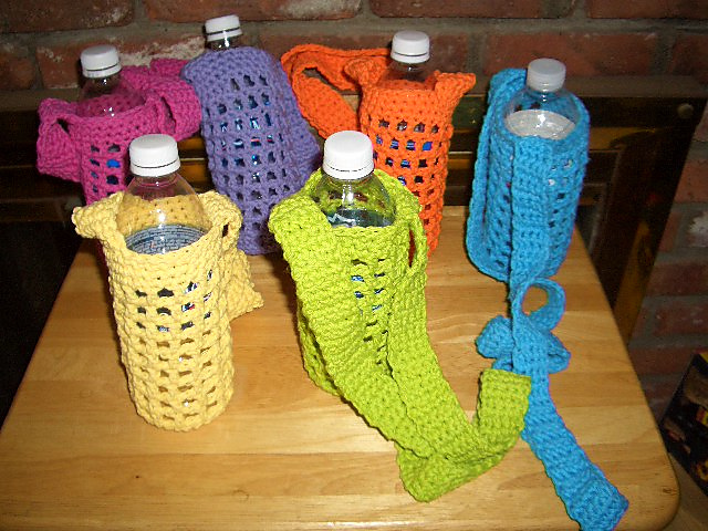 Ravelry: Kathy's Water Bottle Carrier Pattern pattern by Kathy Bartholomew