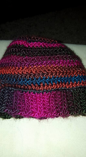 Ravelry: Bottom Up Bun Beanie pattern by Kristen Caraker