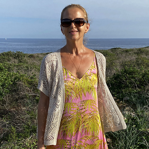 Ravelry: SUNSET Shetland Lace Cardigan pattern by Christiane Klink