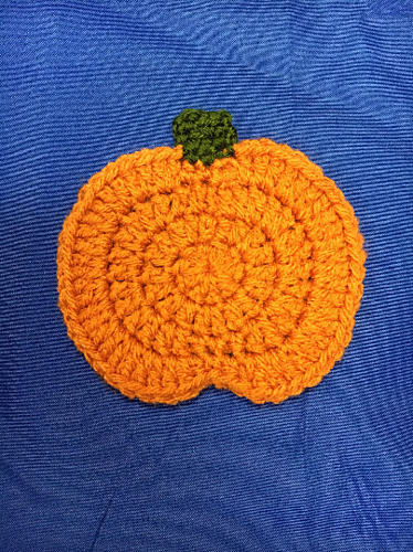 Ravelry: Crochet Pumpkin Coaster pattern by Kris King
