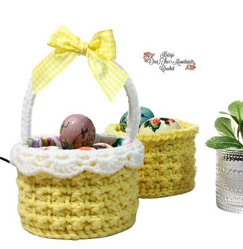 Ravelry: Half Star Stitch Easter Basket pattern by Kris Moore
