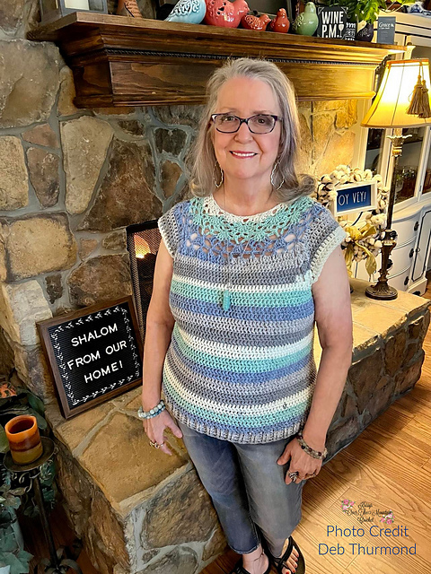 Ravelry: Over Brook Cotton Tee Shirt pattern by Kris Moore