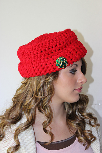 Ravelry: Vintage Inspired Pillbox Hat pattern by Kris Moore
