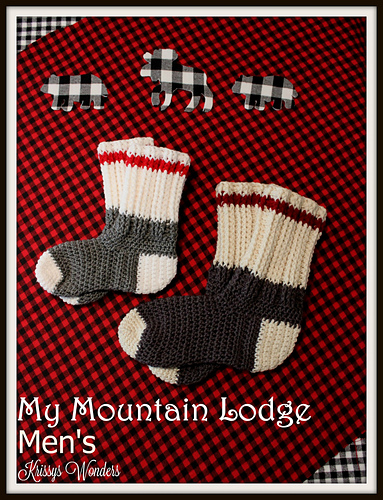 Ravelry: Mens Lumberjack Sock pattern by Kris Moore