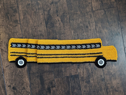 Ravelry: Wheels on the Bus Scarf pattern by Kristen Patton