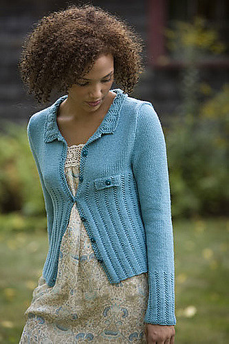 Ravelry: Summer Set Collared Cardigan pattern by Pam Allen