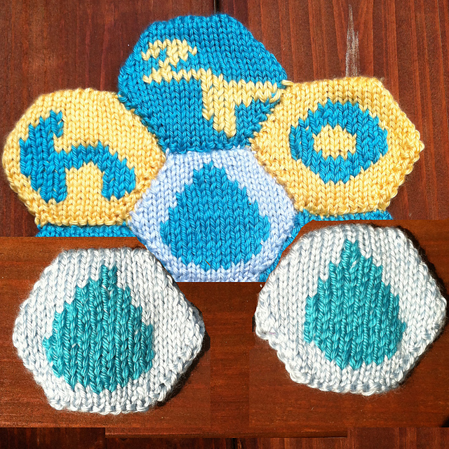 Ravelry: Just Add Water - 6 Hexipuff Charts pattern by Kristy Medina