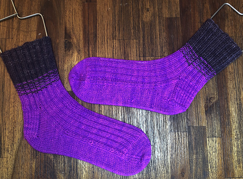 Ravelry: Faded Princess Socks pattern by Claire Jackson (Perfectly Knotted)